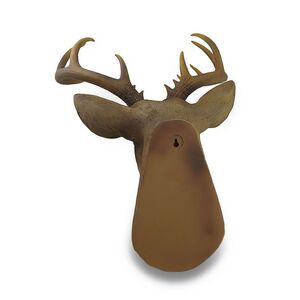 Zeckos | Wall Decor | 2 Point Buck Deer Head Bust Wall Hanging Lodge ...